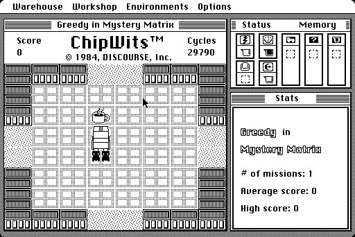 ChipWits (1984 - Macintosh). Ссылки, описание, обзоры, скриншоты, видеоролики на Old-Games.RU