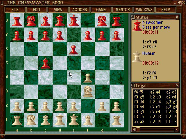 Скриншоты Chessmaster 5000 на Old-Games.RU