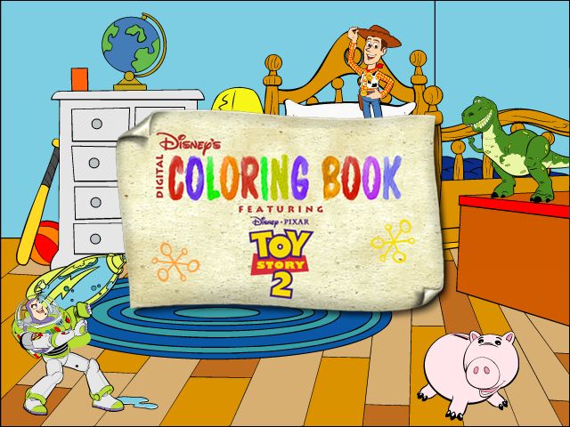 Скриншоты Disney's Digital Coloring Book: Toy Story 2 на Old-Games.RU