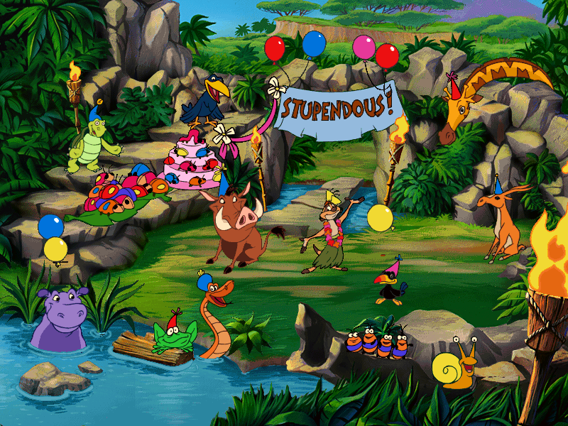 Скриншоты Disney's Hot Shots CD-ROM Game - Timon & Pumbaa's Jungle ...