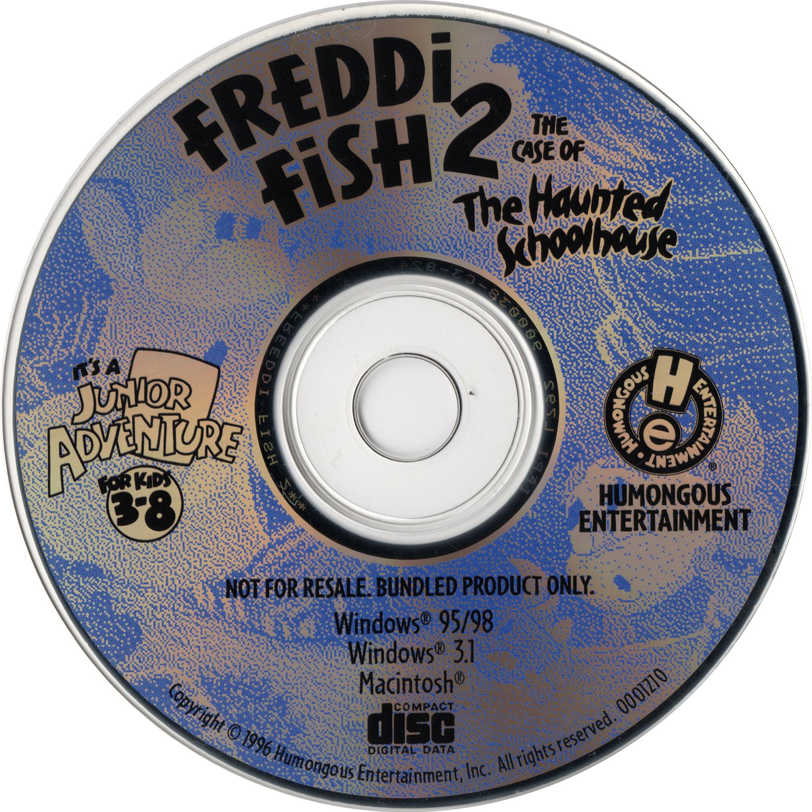 Обложки Freddi Fish 2: The Case of the Haunted Schoolhouse на Old-Games.RU