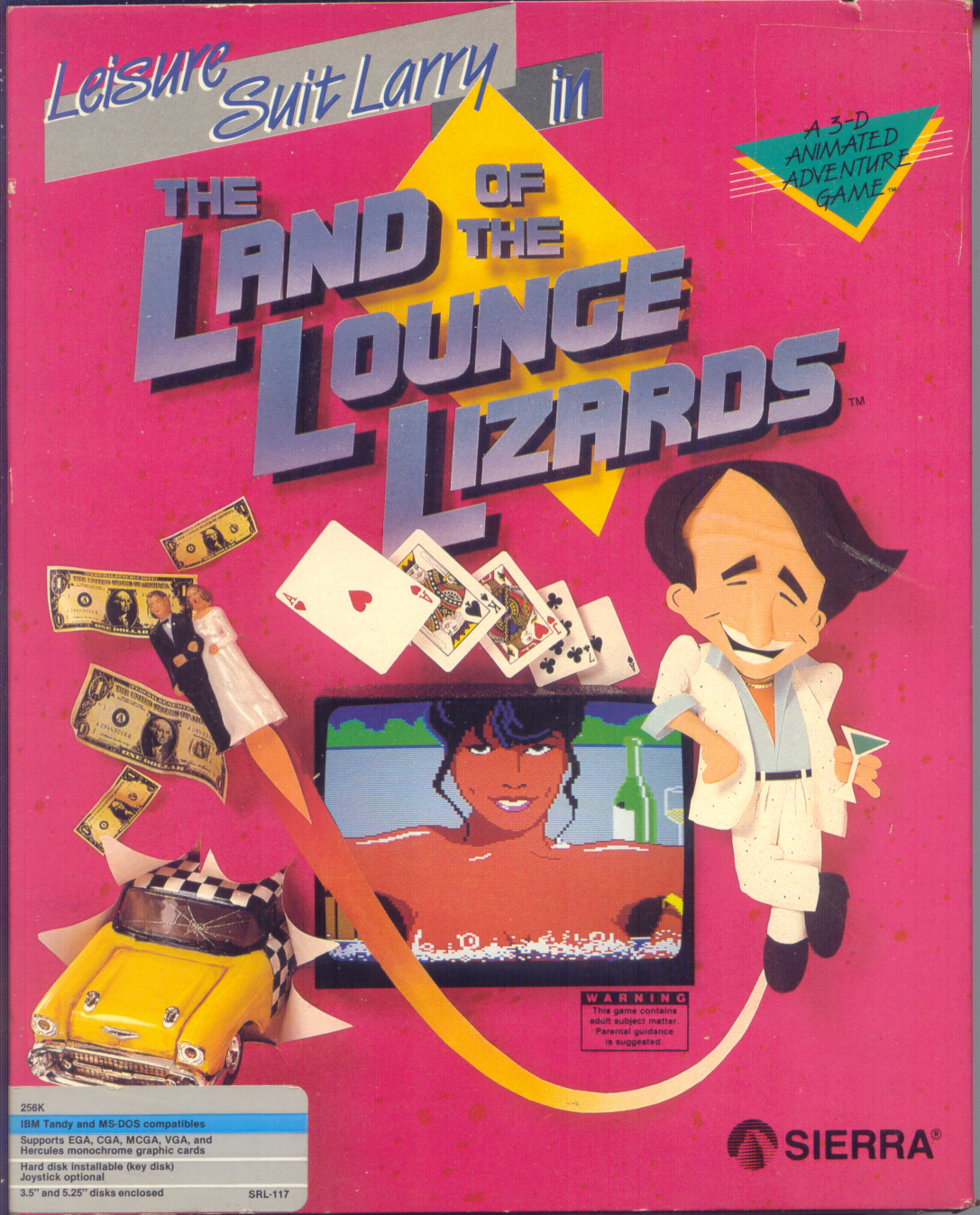 Обложки Leisure Suit Larry in the Land of the Lounge Lizards на Old ...