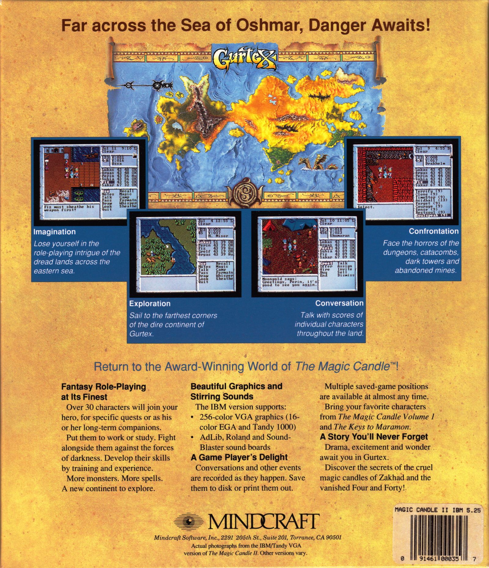 Обложки The Magic Candle II: The Four and Forty на Old-Games.RU