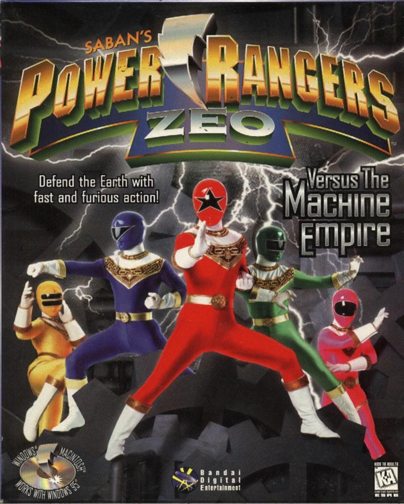 Обложки Power Rangers Zeo Versus The Machine Empire на Old-Games.RU
