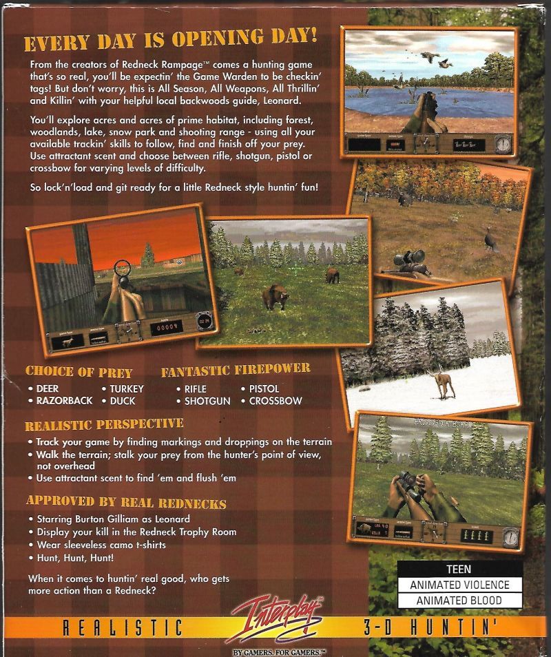 Обложки Redneck Deer Huntin' - A Realistic Hunting Game на Old-Games.RU