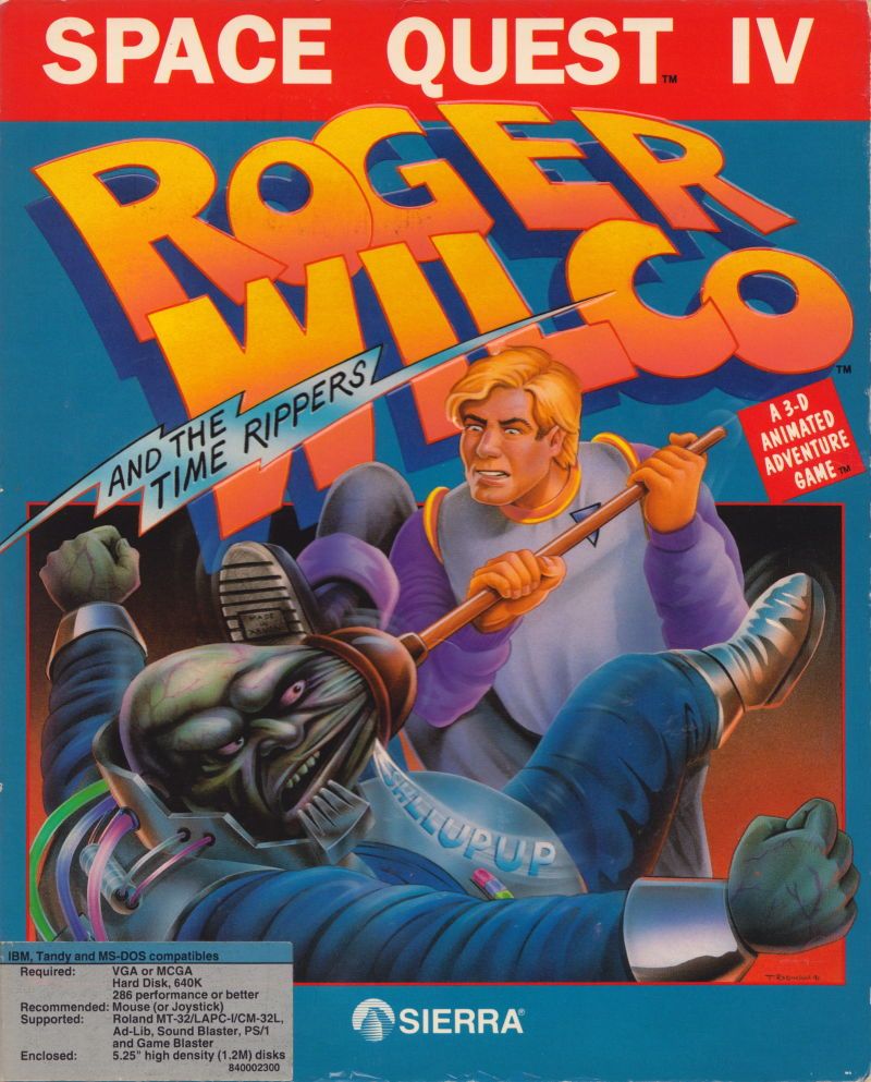 Обложки Space Quest IV: Roger Wilco and the Time Rippers на Old-Games.RU
