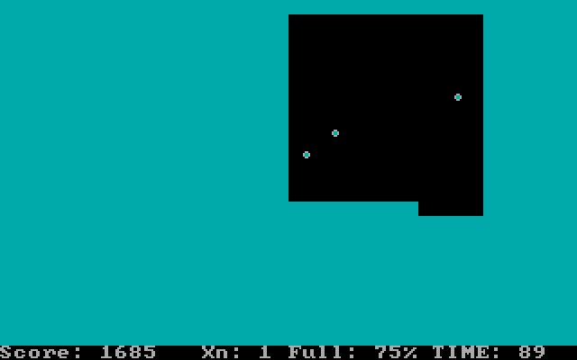 Xonix (1984 - DOS). Ссылки, описание, обзоры, скриншоты, видеоролики на Old-Games.RU